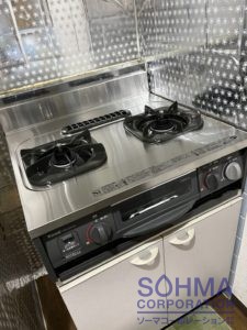 東京都大田区S様、ガスキャビネットコンロ交換/クリナップGT-63RAからリンナイガスキャビネットコンロURG-655TS2-R 神奈川県内 ...